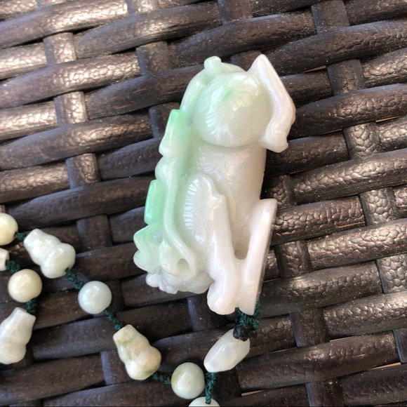 Jewelry | Vintage Carved Jade Necklace | Poshmark
